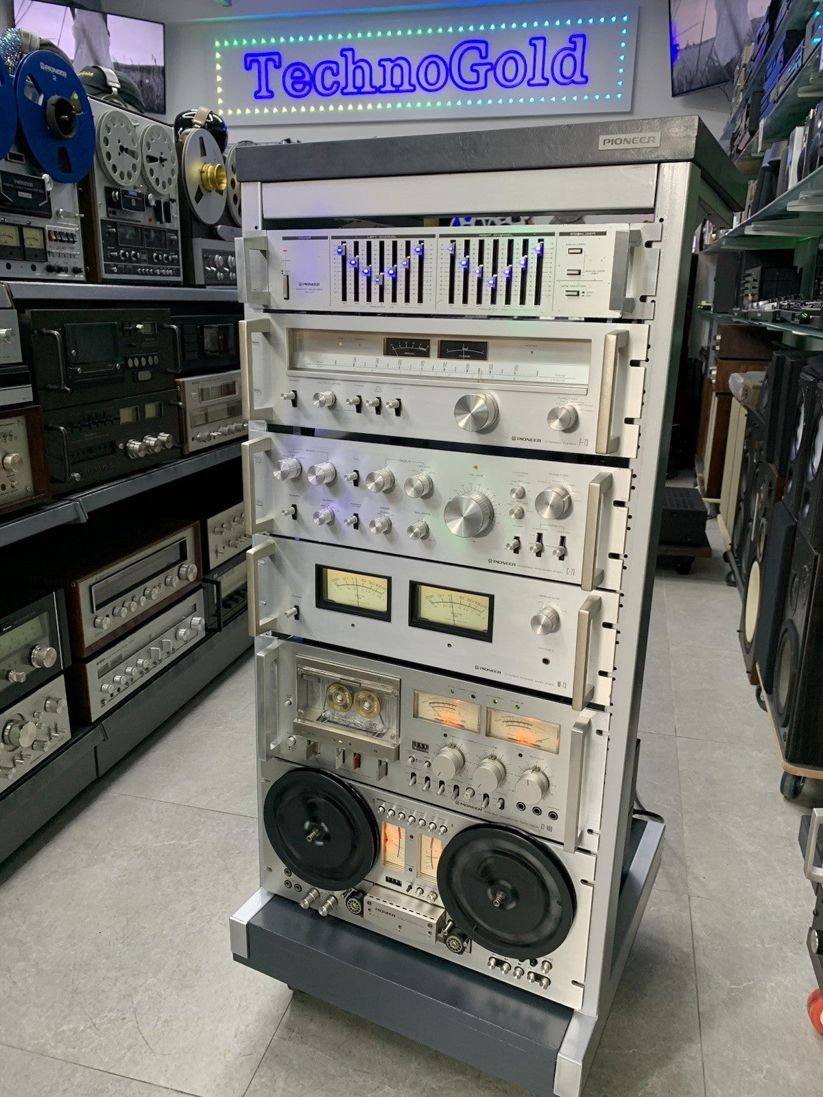 PIONEER Hi End System Rack JA R2S SG 100 F 73 C 73 M 73 CT 800 RT 707 ...