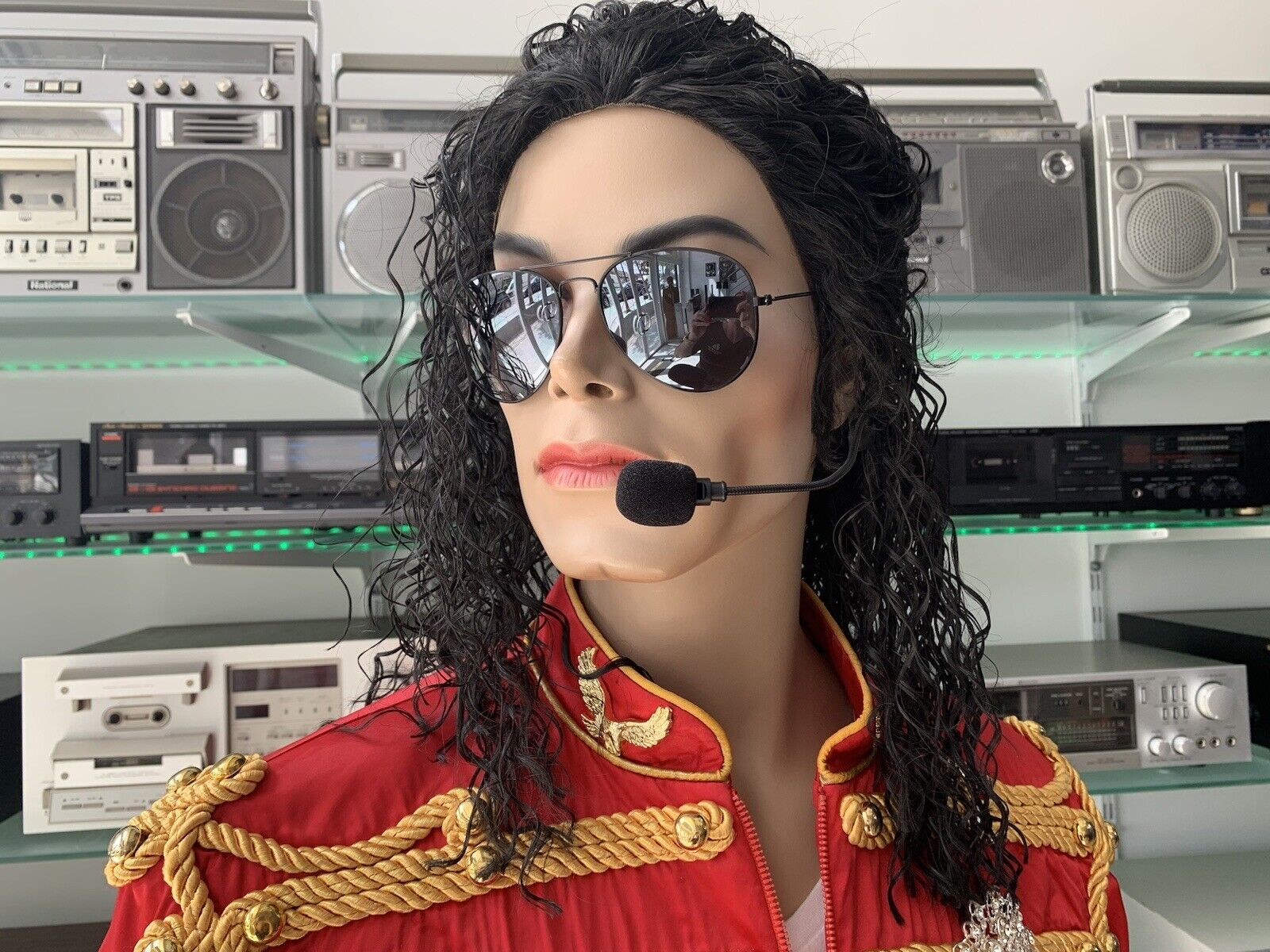 MICHAEL JACKSON Figure Mannequin DOLL REAL SIZE 1,8m Unique Piece in t ...